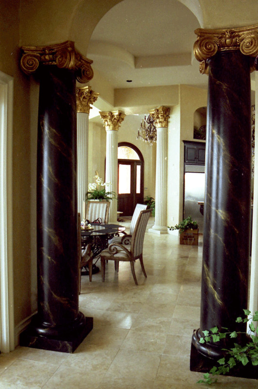 Interior Columns - Traditional - Dining Room - Chicago - by Porch ...