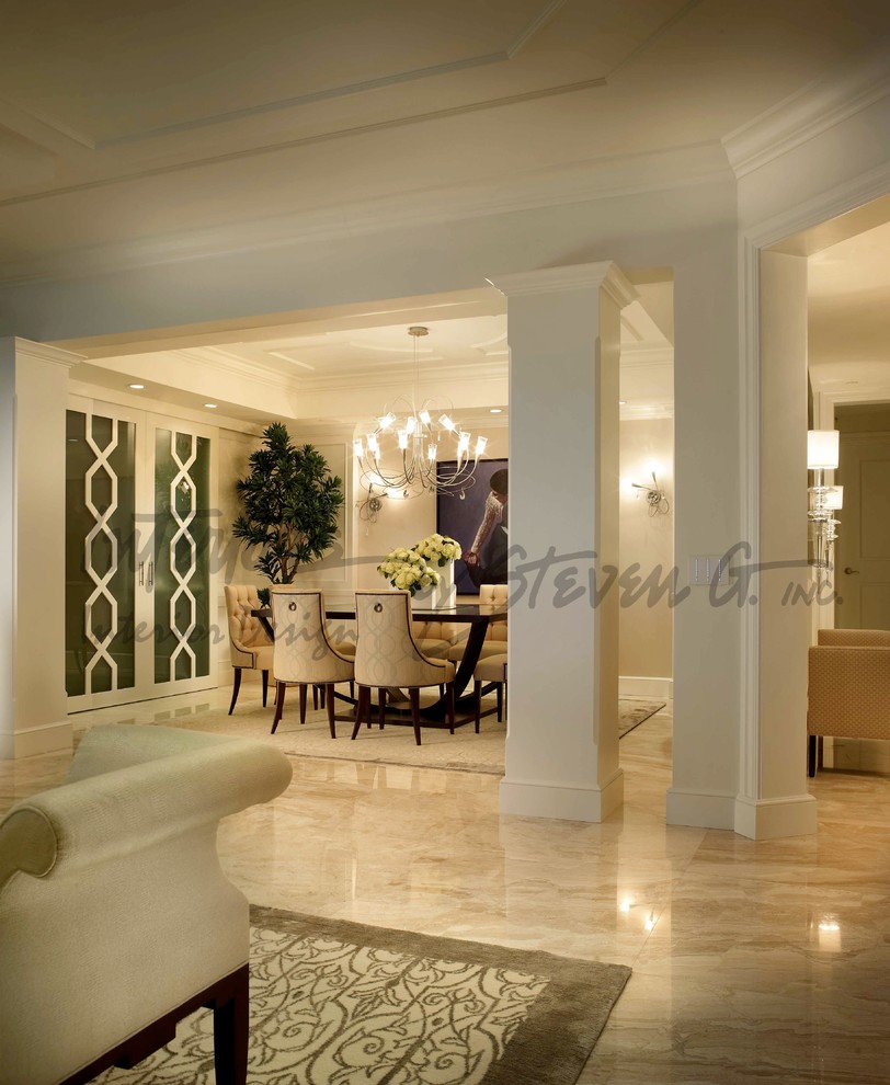 Interiors by Steven G - Contemporary - Dining Room - Miami - by ...
