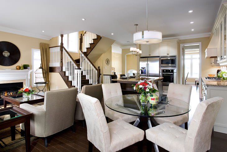 Jane Lockhart Open Concept Dining Room - Contemporain - Salle à Manger ...