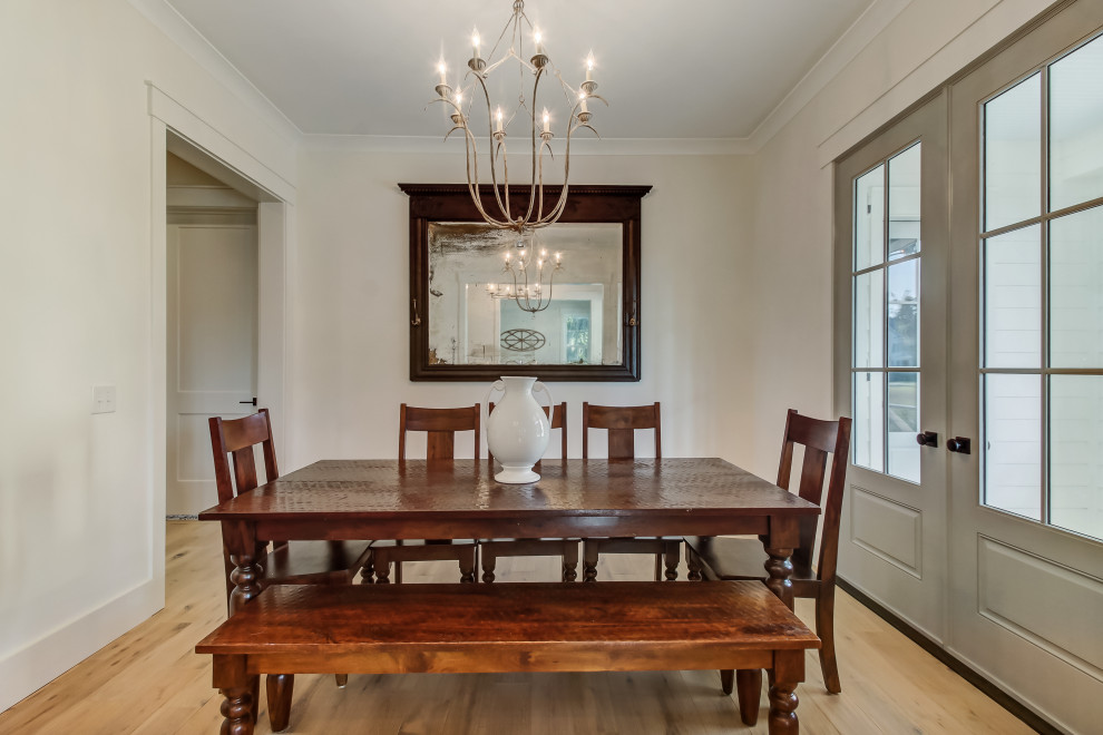 John Wesley Way Marsh View Custom Home - Contemporary - Dining Room ...