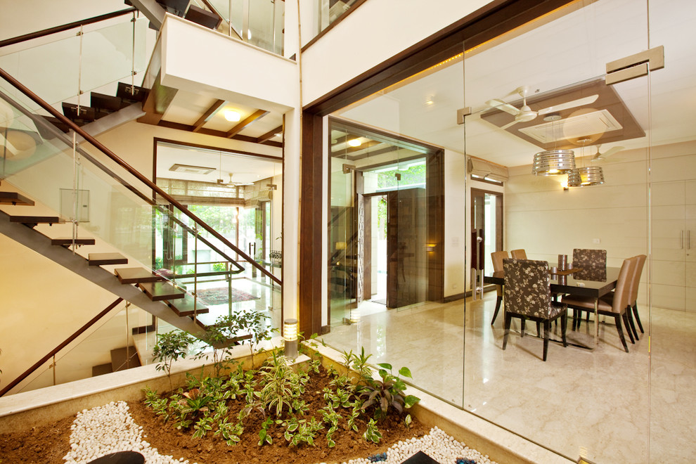K Residence - Contemporary - Dining Room - Delhi - by Kumar Moorthy ...