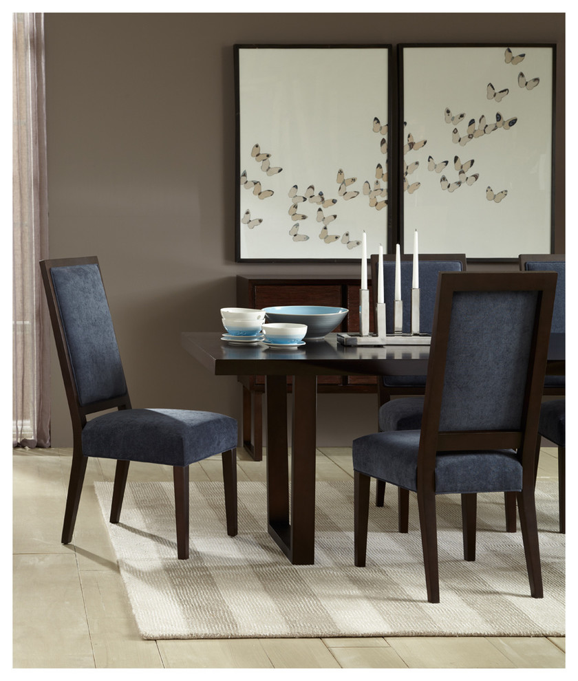 Kimora Dining Table & Brewster Side Chairs - Modern - Dining Room ...