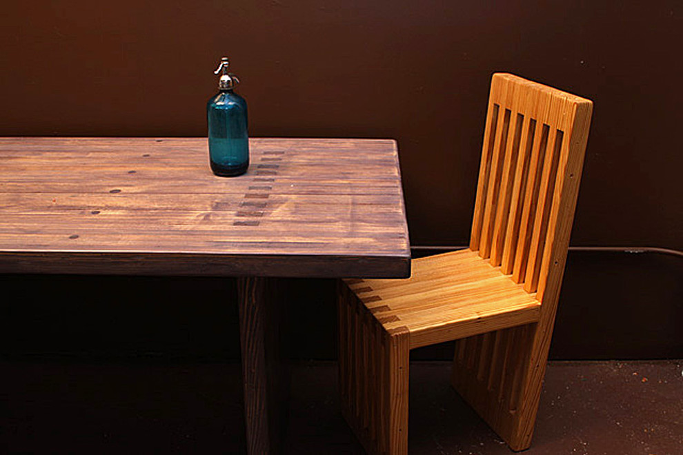 Kingpin Dining Table - Rustic - Dining Room - New York - by ...