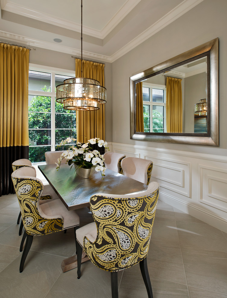 La Caille, Quail West - Klassisch modern - Esszimmer - Miami - von Jinx ...