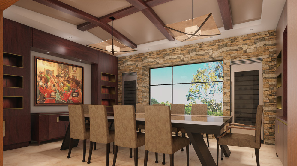 La Jacaranda - Contemporary - Dining Room - San Diego - by Carly ...
