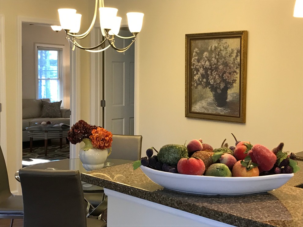 Lake Hill Farmhouse Staging - Traditional - Dining Room - New York - by ...