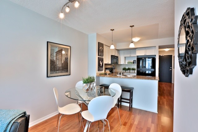 Lakeshore Condo-Dining Room - Contemporary - Dining Room - Toronto - by ...