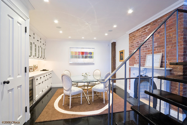 Landmarked Historic Townhouse Renovation, Dining Room, Brooklyn ...