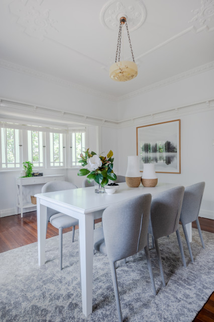 Light & Airy - Transitional - Dining Room - Brisbane - by Castle Hire ...