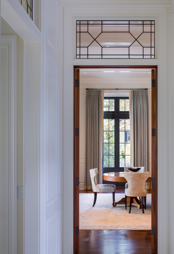 Kitchen to Dining Room through Hallway Transoms - Traditional - Dining ...