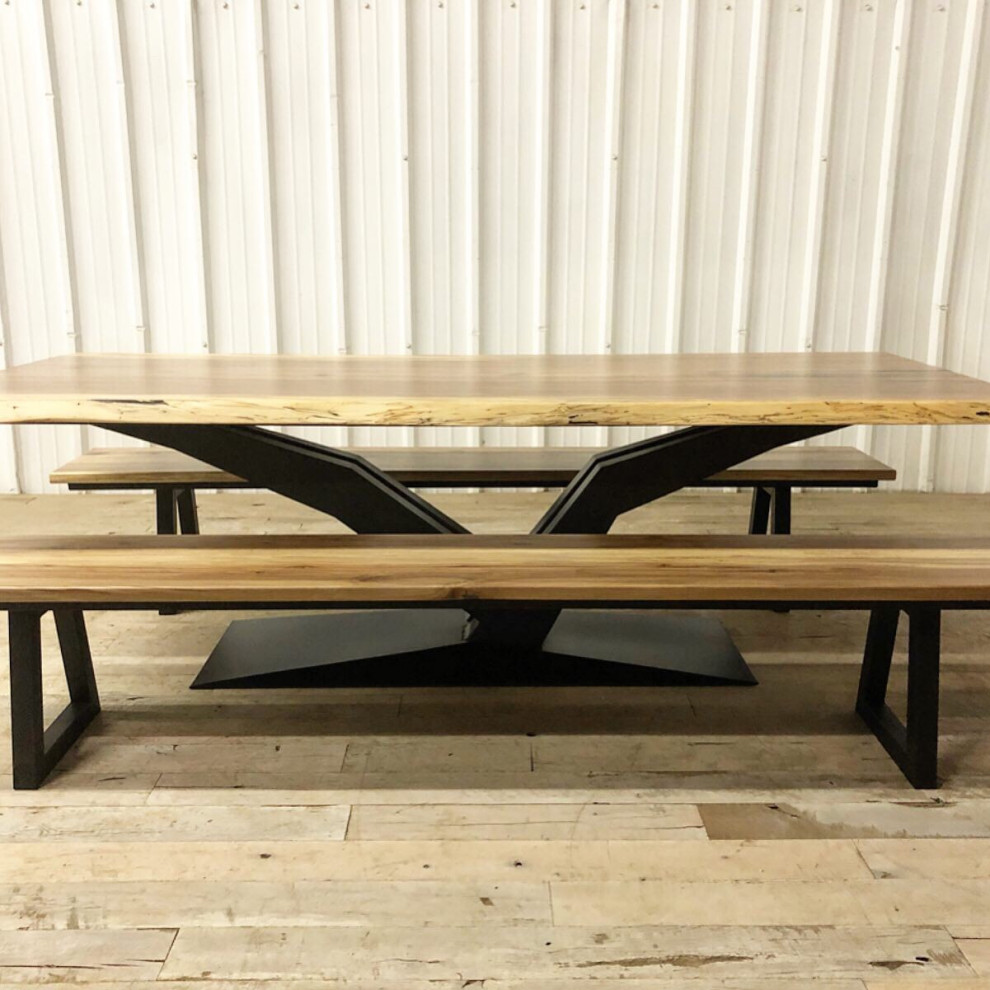 Live Edge Dining Room Table - Modern - Dining Room - by Eutree | Houzz