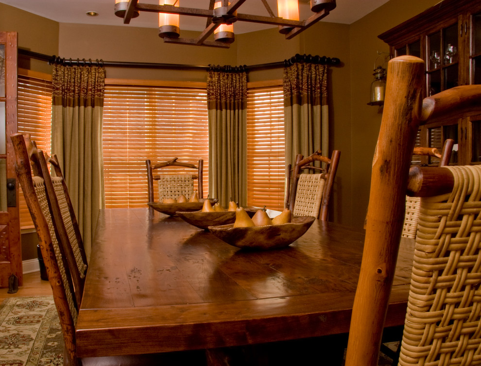 Lodge-Style Dining Room - Traditional - Dining Room - New York - by ...