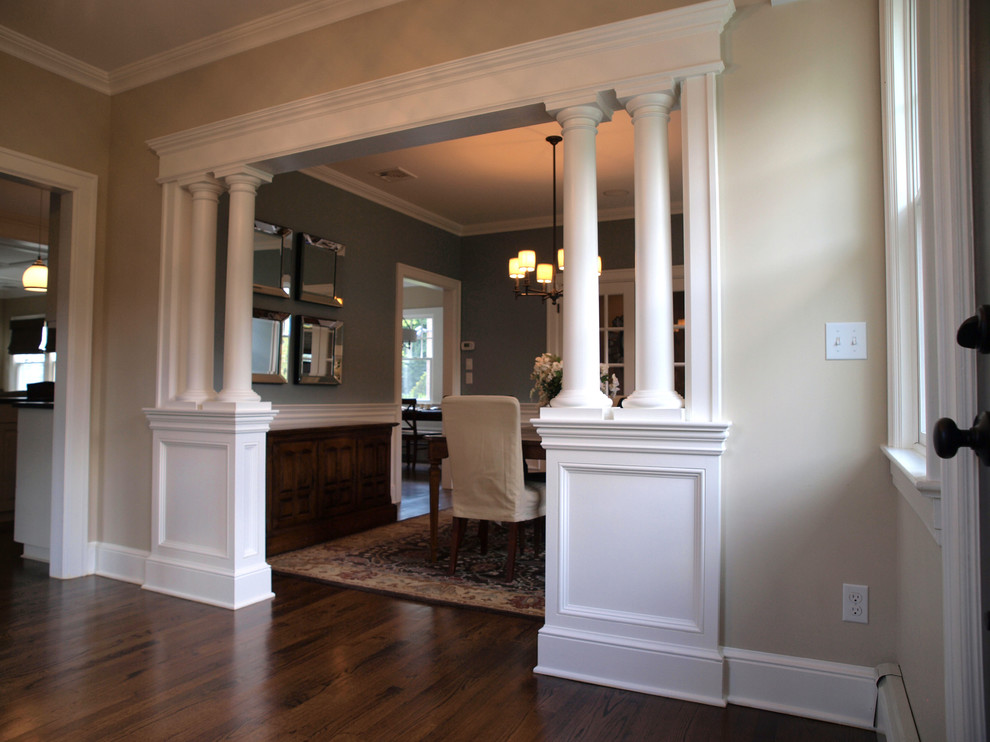 Low Walls/Interior Columns - Traditional - Dining Room - New York - by ...