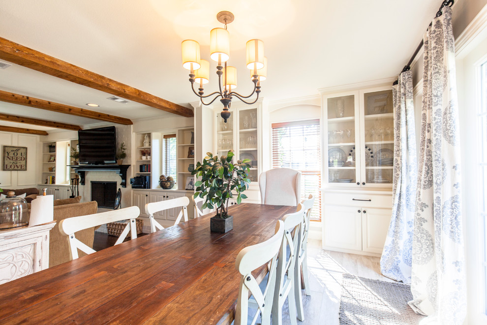 Magnolia Style Kitchen and Living Remodel - Farmhouse - Dining Room ...