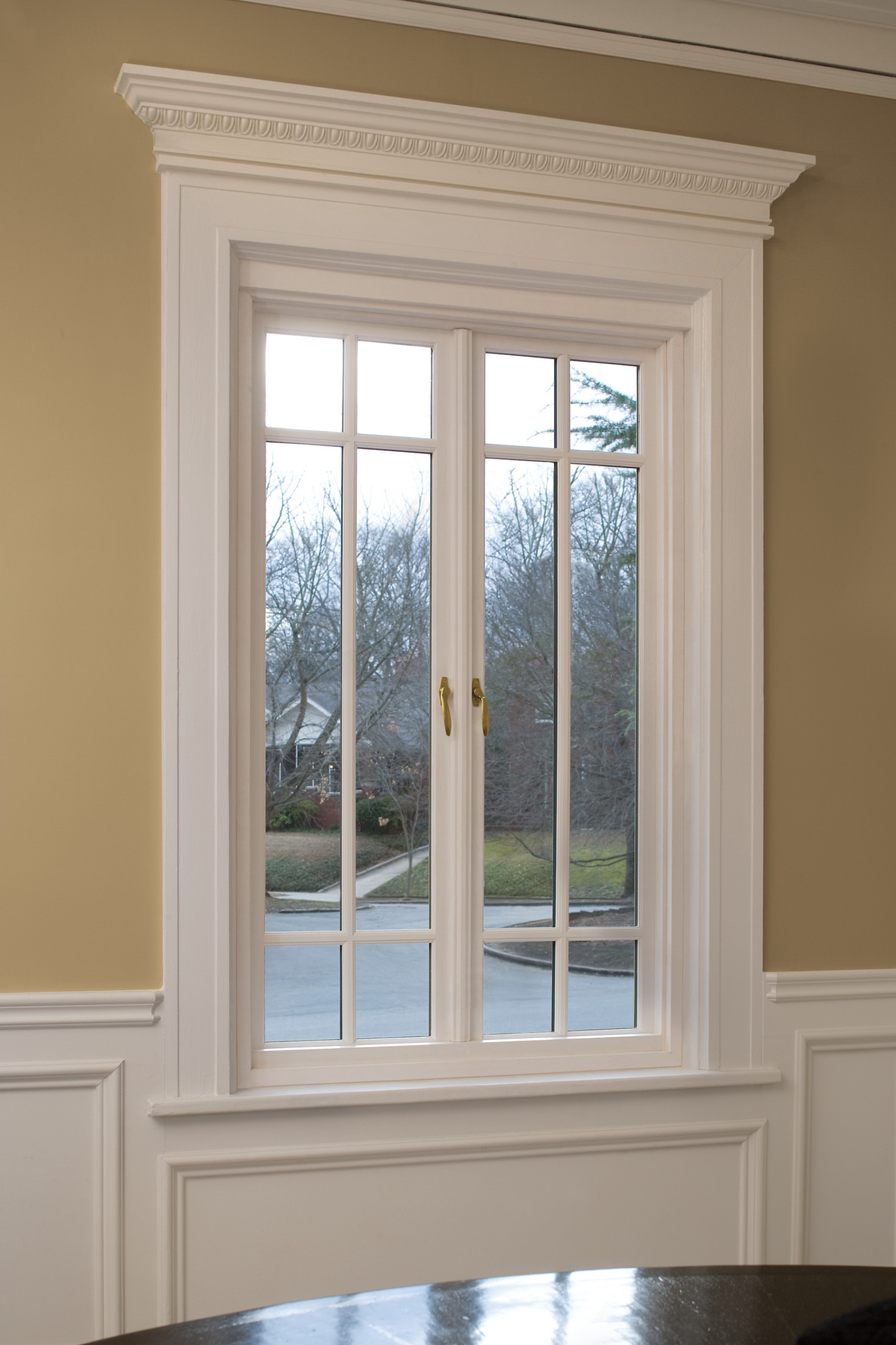 Tuscan Wood Casement Windows