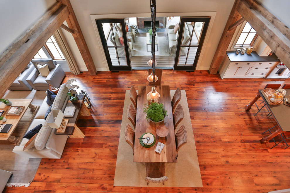 Meadowbrook Barn - Dining Room - Boston - by Balzer & Tuck Architecture ...