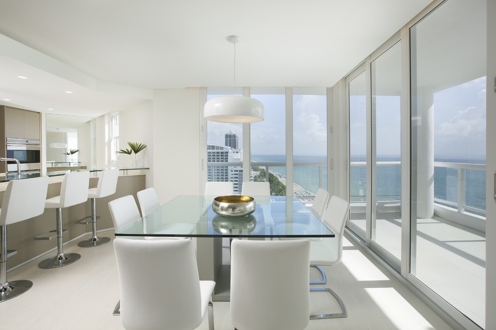 Miami Beach Residence - Contemporary - Dining Room - Miami - by Jaegger ...