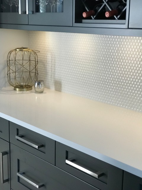 Millwork with Penny Round Tile - Salle à Manger - Vancouver - par ...