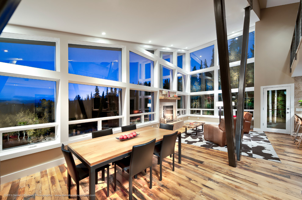 "Modern Cabin", Colorado Style - Contemporary - Dining Room - Denver ...