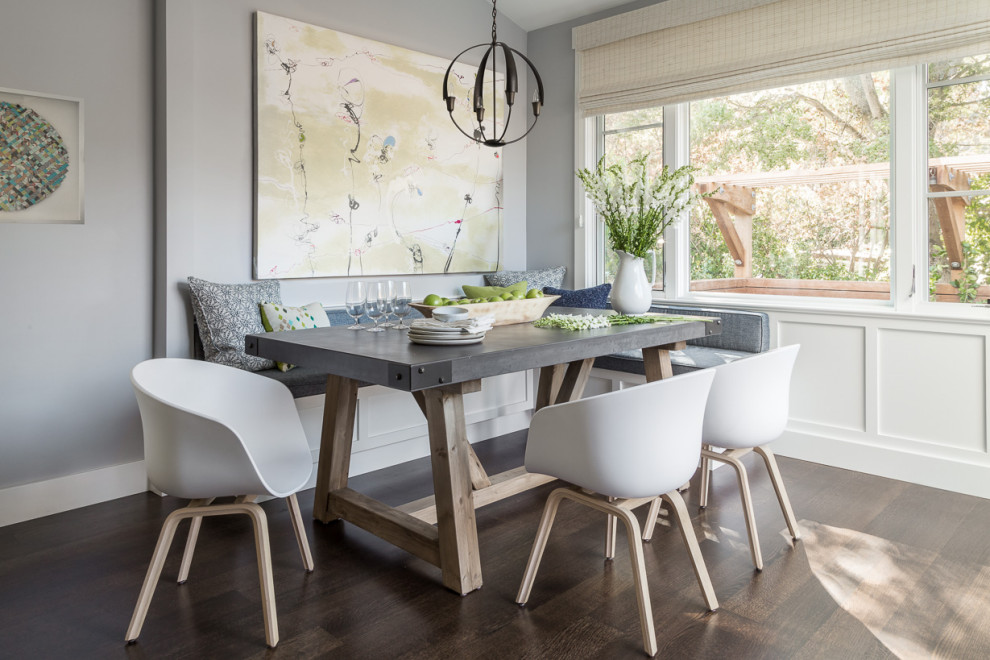 Modern Dining Room Table with Contemporary Seating - Modern - Dining ...