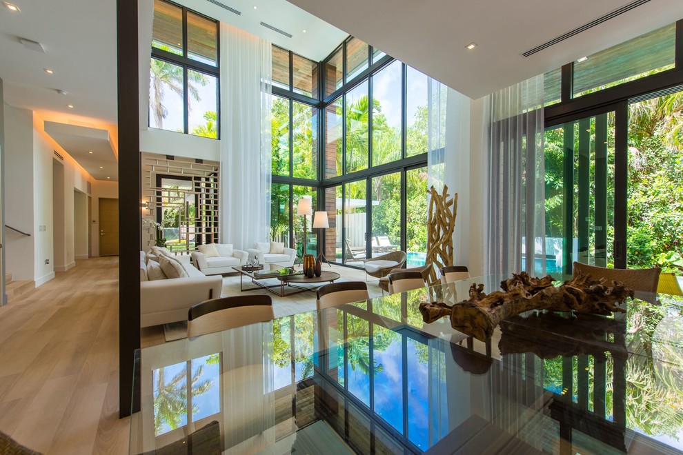Modern Dining Room Windows - Modern - Dining Room - Miami - by American ...