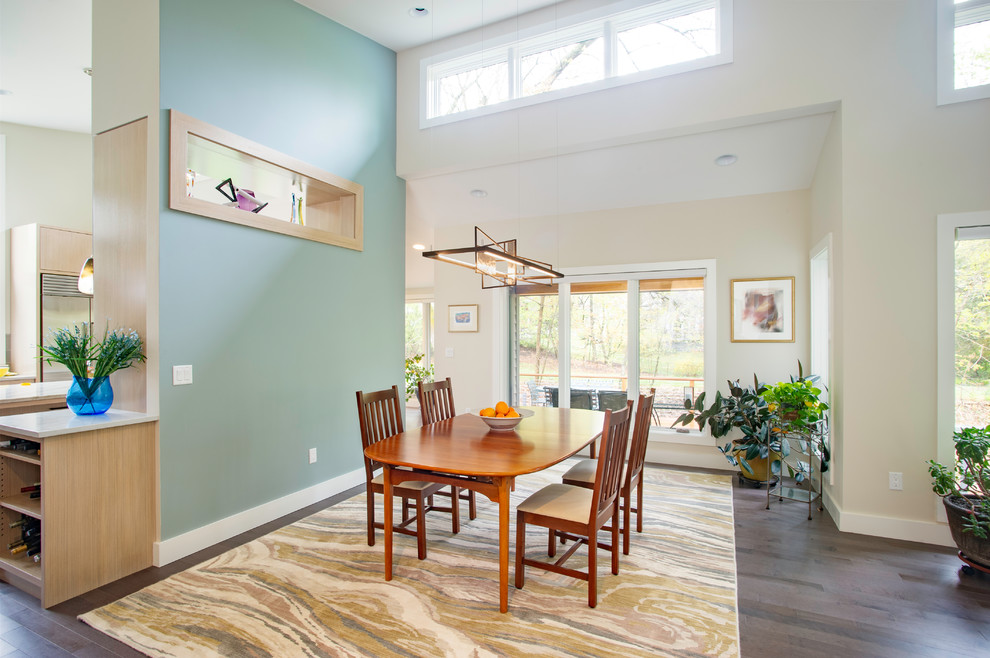 Modern Home - Newton, Ma - Contemporary - Dining Room - Boston - by ...