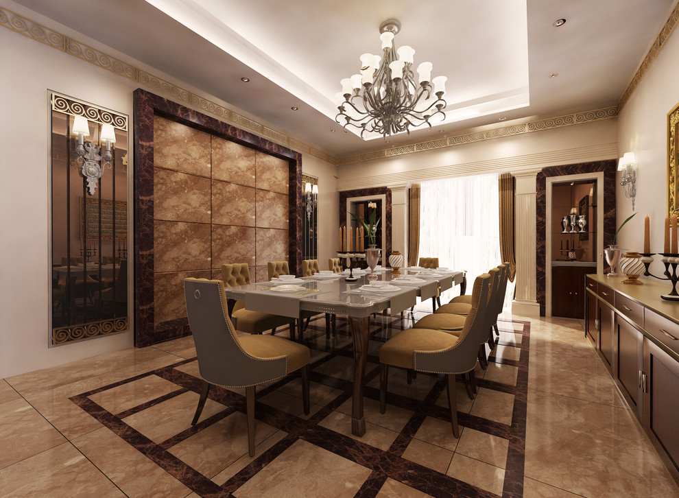 Modern + Luxury Design - Mediterranean - Dining Room - Other - by Joe ...