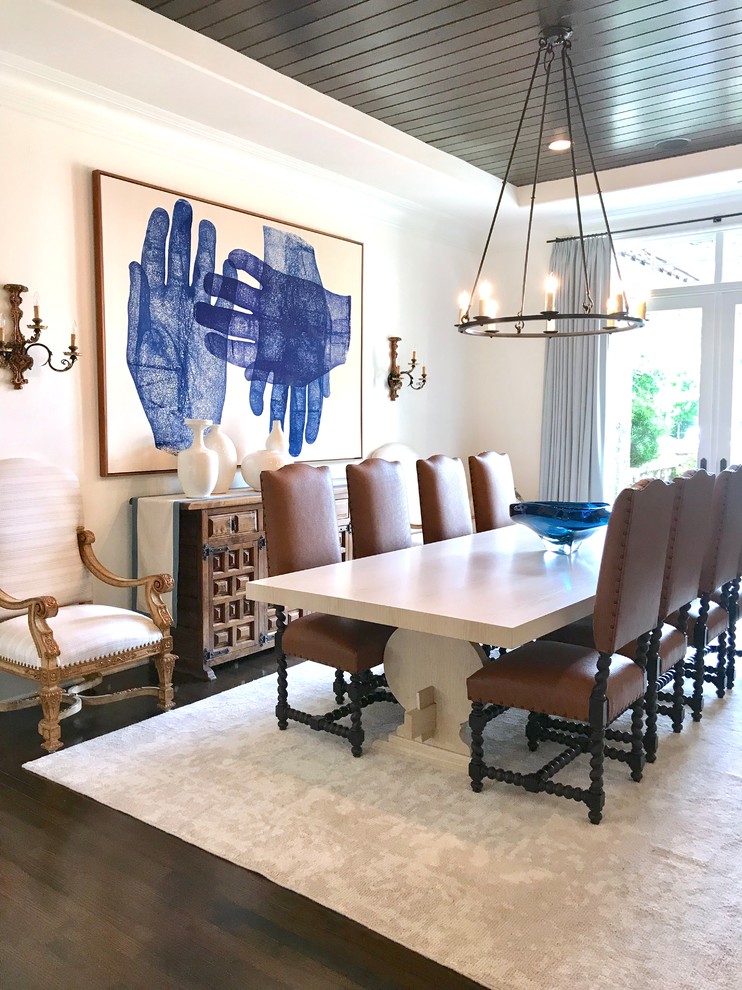 Modern Mediterranean Home - Mediterranean - Dining Room - Dallas - by S ...