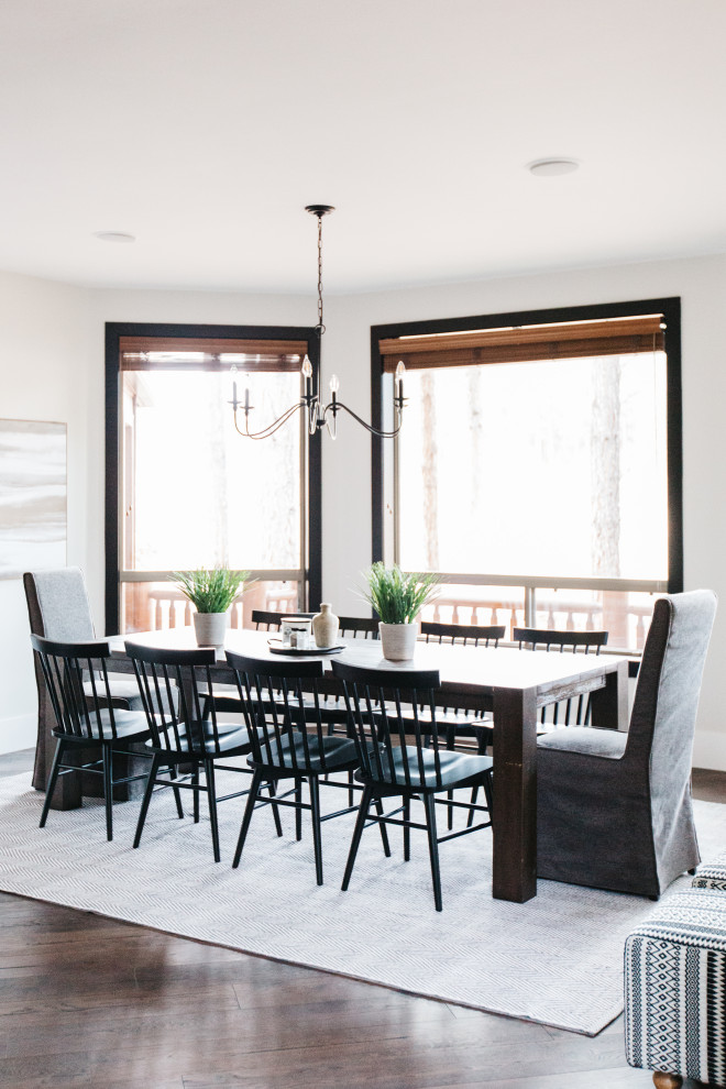 Modern Pine Cabin in Northern Arizona - Rustic - Dining Room - Phoenix ...