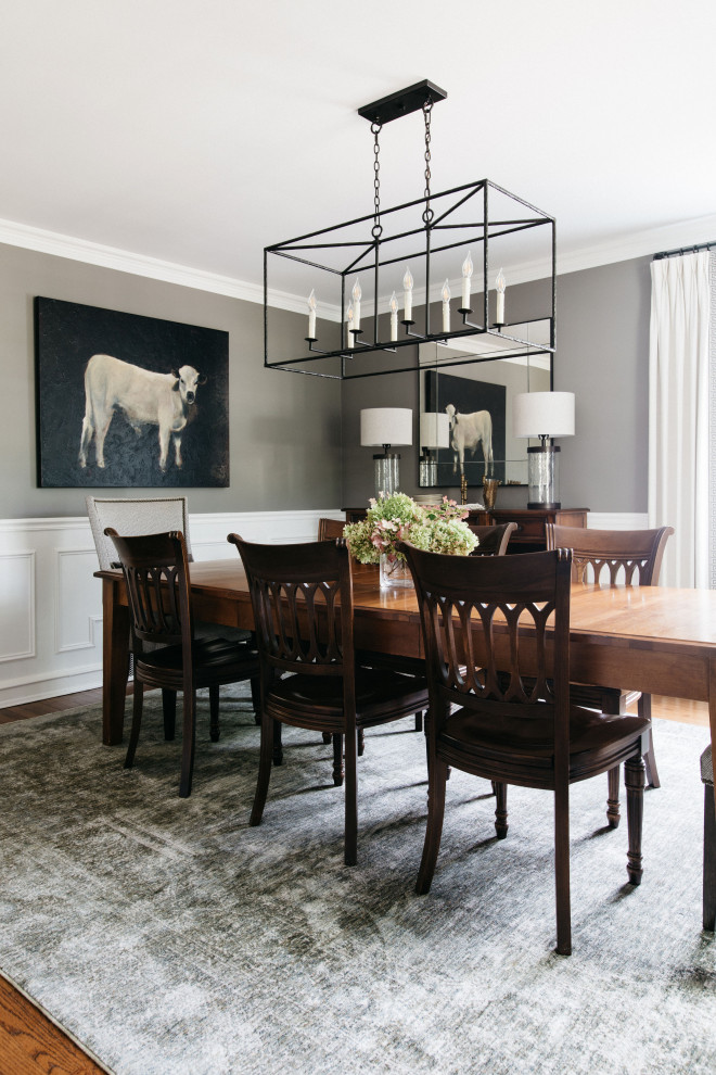 Moody Dining Room - Traditional - Dining Room - Chicago - by Jessica ...