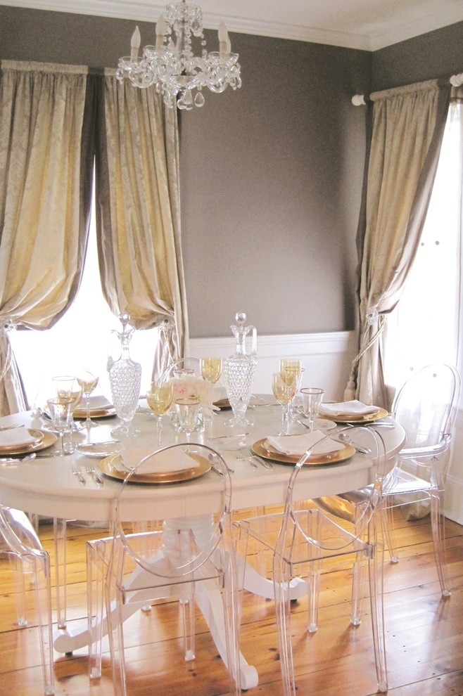 New Englander Makeover - Transitional - Dining Room - Boston - by ...