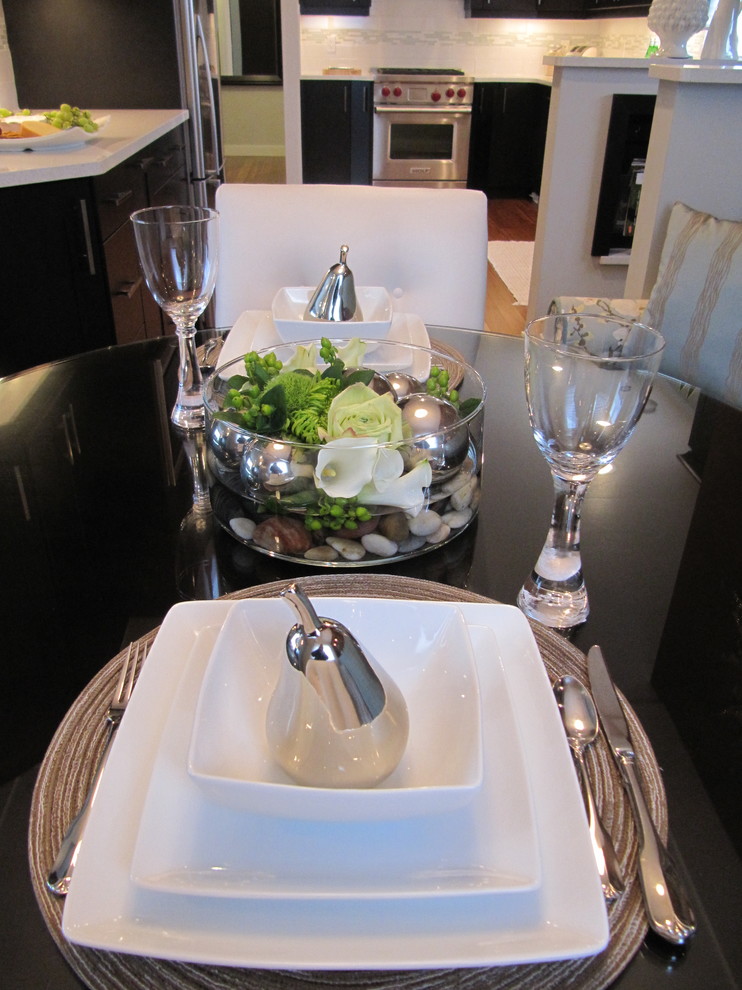 Ngo Renovation - Modern - Dining Room - Edmonton - by Marie Hebson's ...