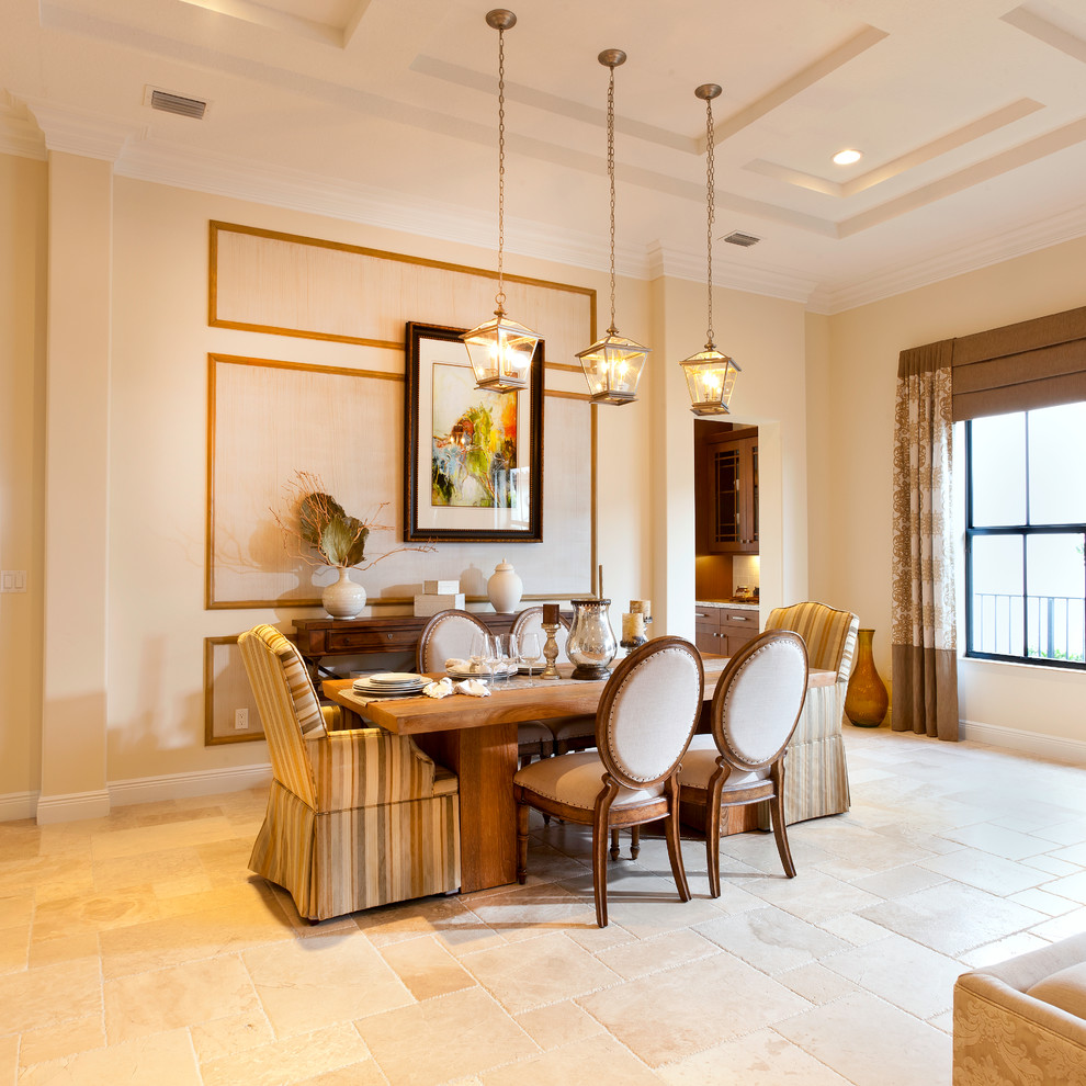 Now Available: Briones Estate Home - Traditional - Dining Room - Miami ...