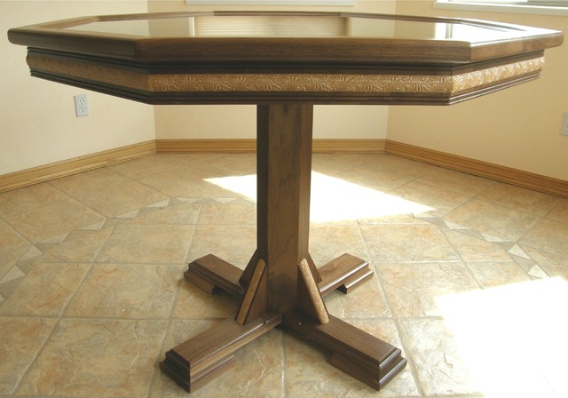 Octagon Table - Rustic - Dining Room - Denver - by J Lazy 3 Cabinetry ...