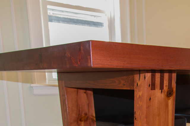 Old Crow Whiskey Distillery Reclaimed Heart Pine Dining Table - Rustic ...