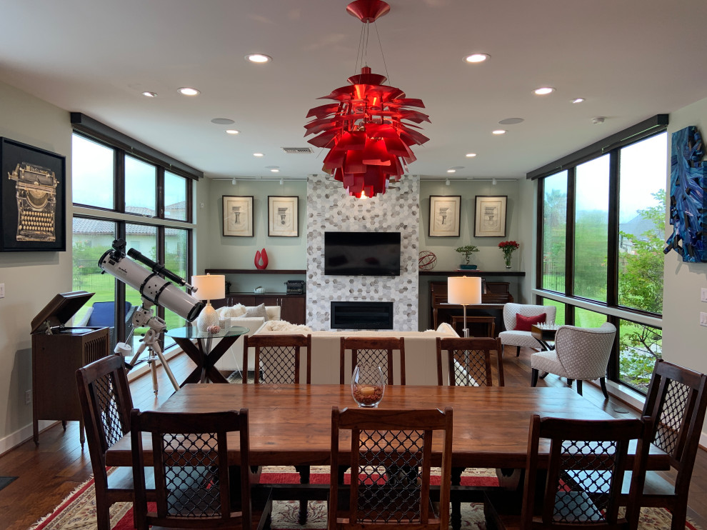 Open Concept Great Room - Modern - Dining Room - by Espinal Architects ...