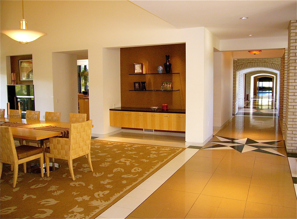 Open Dining Area and Hallway - Contemporary - Dining Room - San ...