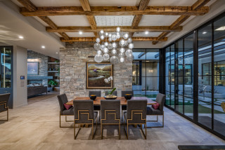Parade Home // Utah // Liz Tate Interior Design - Contemporary - Dining ...