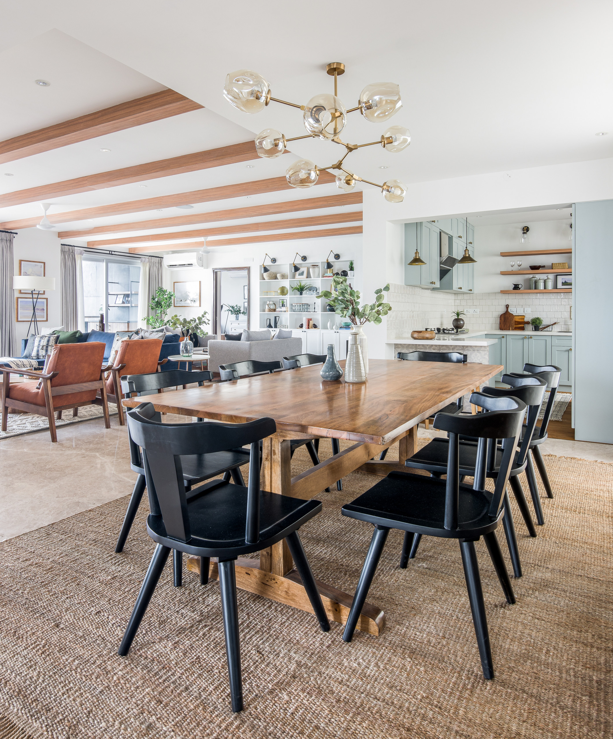 15 of the Best False Ceiling Designs From Indian Open-Plan Spaces