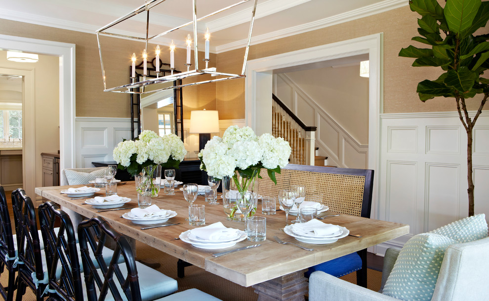 Plandome Dutch Colonial - Transitional - Dining Room - New York - by ...