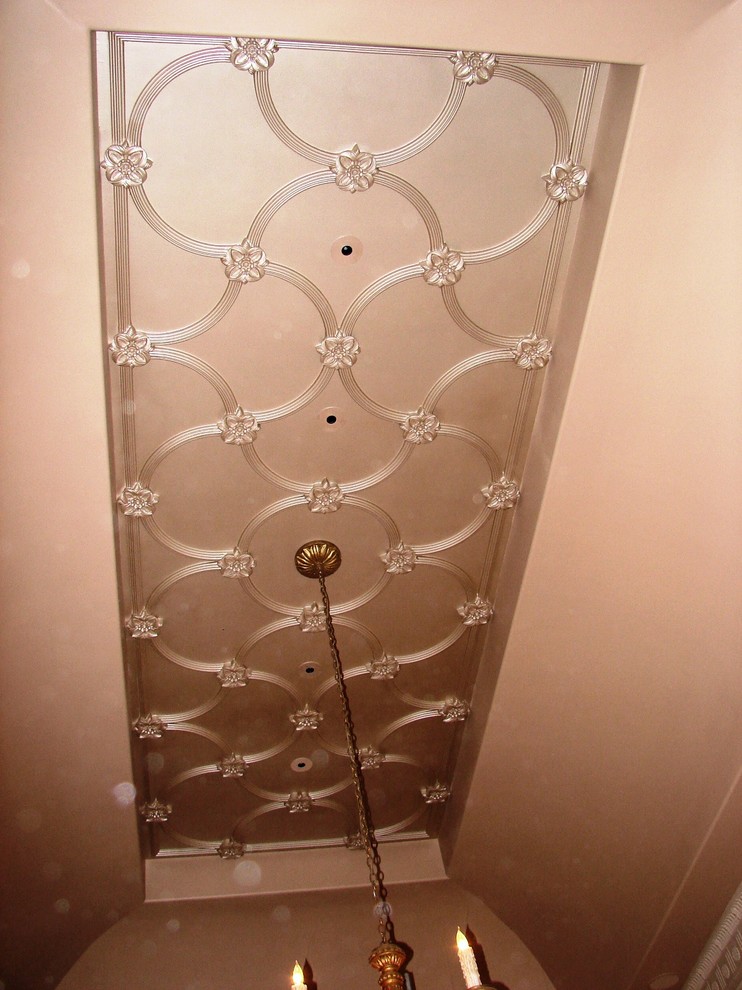 Plaster ceiling pattern - Traditional - Dining Room - Dallas - by ...
