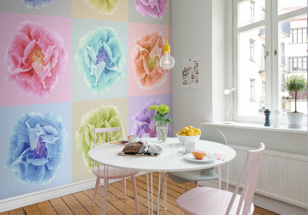 Poppy Art Andy - Modern - Dining Room - Gothenburg - by Rebel Walls ...