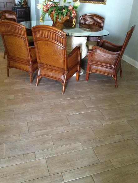 Porcelain Plank Wood Look Tile Installations Tampa, Florida ...