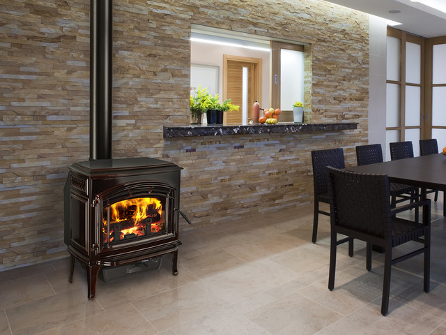 Quadra-Fire Explorer Series Wood Stoves - Dining Room - Seattle - by ...