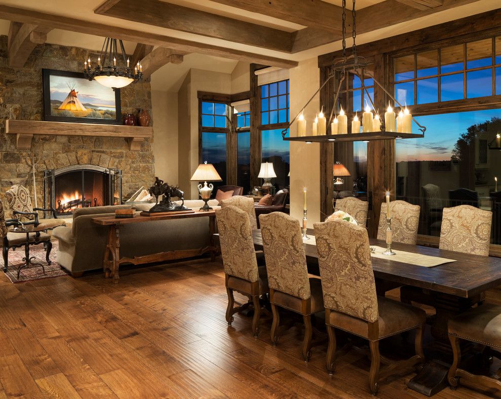 Red Fox Ranch - Rustic - Dining Room - Minneapolis - by Peter Eskuche ...