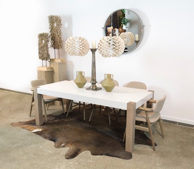 Review Caesarstone Dining Table with Tasmanian Oak - Modern - Dining ...