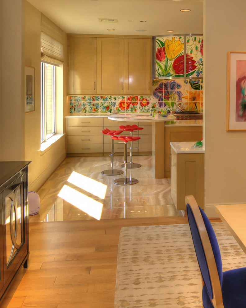 Ritz Carlton Residence Kitchen - Contemporary - Dining Room - Dallas ...