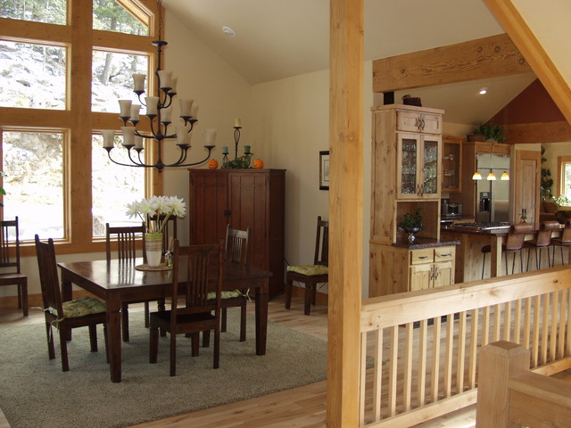 Rocky Mountain Chalet Addition - Rustic - Dining Room - Denver - by Daniel McGrath Ltd. | Houzz