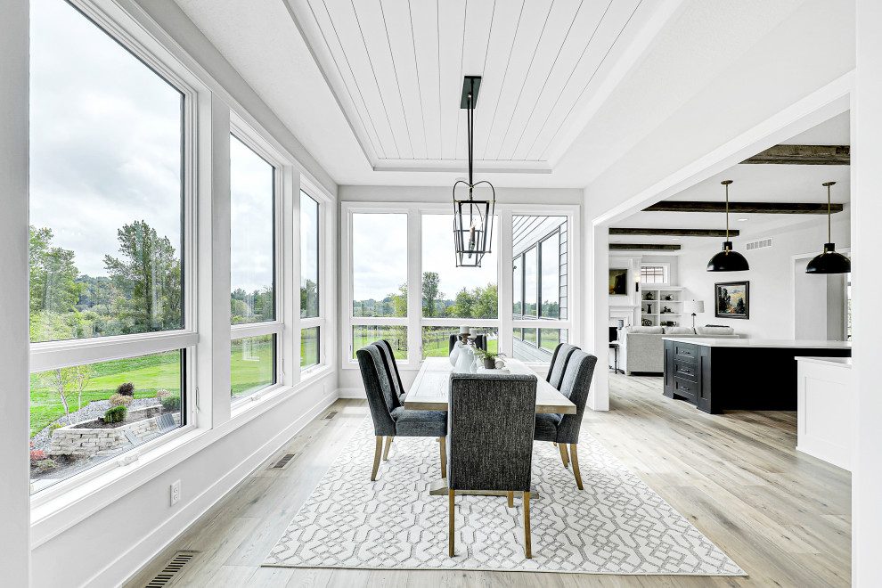 Rustic Modern Home - Modern - Dining Room - Minneapolis - by Custom One ...