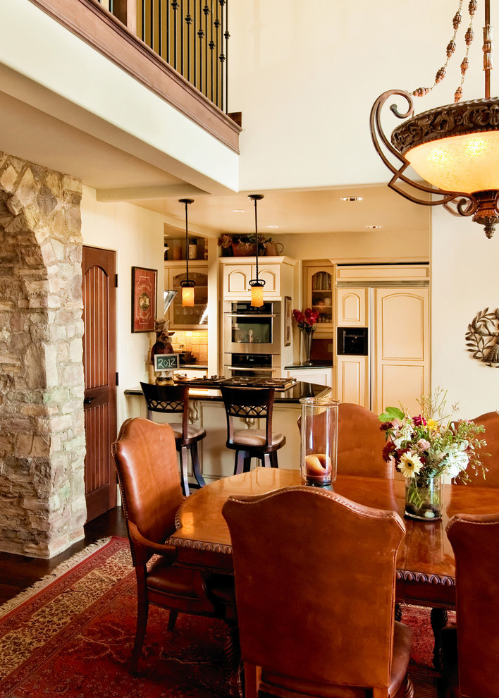 Rustic Stone Archway - Rustic - Dining Room - Los Angeles - by Eldorado ...